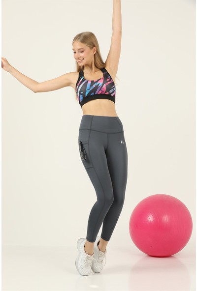 Miss Maral Missmaral Kadın Spor Tayt Antrasit Miss Maral Missmaral Kadın Spor Tayt Antrasit