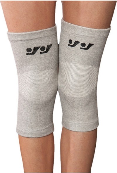 Gogoo Bambu Kömür Silikon Kaymaz Spor Dizlikler-Gri (Yurt Dışından)