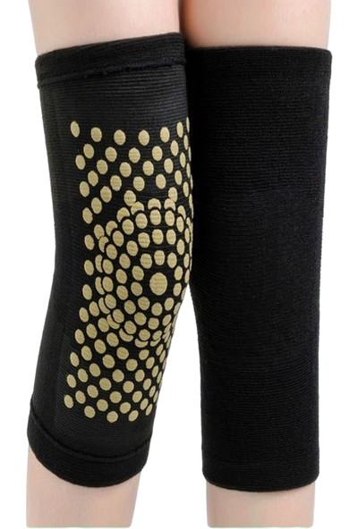 Gogoo Sıcak ve Soğuk Eklemleri Tutmak Için Pelin Ateşi Dizlikler-Siyah (Yurt Dışından)