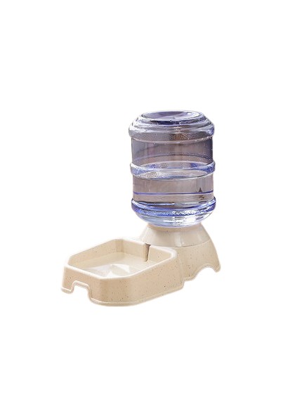 Mikopet Ocean Kedi Köpek Su Kabı-Bej-