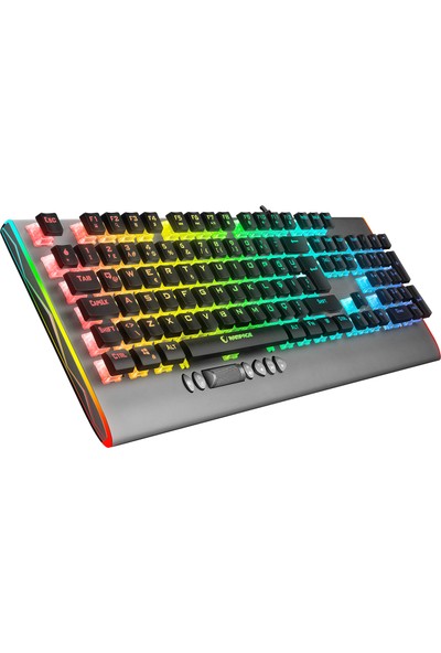 Rampage KB-R211 PRIME RGB Backlight Cristal Blue Switch Mekanik Gaming Oyuncu Klavyesi Rampage KB-R211 PRIME RGB Backlight Cristal Blue Switch Mekanik Gaming Oyuncu Klavyesi
