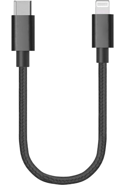 Revix USB - Type C Iphone Lightning 20W Pd Hızlı Şarj Kablosu 20CM Kısa Powerbank Kopmaz Halat Kablo Revix USB - Type C Iphone Lightning 20W Pd Hızlı Şarj Kablosu 20CM Kısa Powerbank Kopmaz Halat Kablo