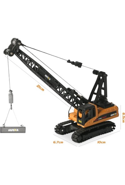 HUINA 1/50 Paletli Vinç İş Makinası 1720 - Sergilenmeye Hazır Diecast Metal ( Kumandalı Değildir )