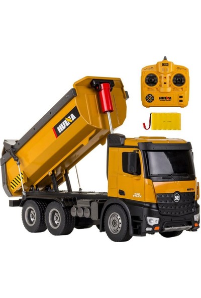 Huına 1/14 Yüksek Kalite Rc Model Damperli Kamyon Uzaktan Kumandalı Metal İş Makinası - 10Kg Yükleme Kapasiteli - 2.4G Full Fonksiyon Sesli Ve Işıklı - 1573 Huına 1/14 Yüksek Kalite Rc Model Damperli Kamyon Uzaktan Kumandalı Metal İş Makinası - 10Kg Yükleme Kapasiteli - 2.4G Full Fonksiyon Sesli Ve Işıklı - 1573