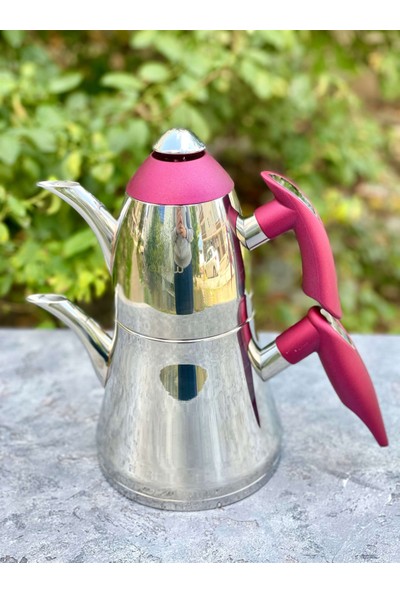 Arow Diana Çelik Çaydanlık Takımı - Mürdüm