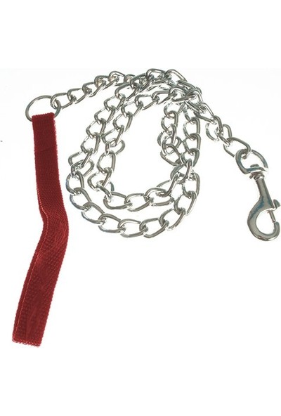 Sanlian Köpek Gezdirme Zinciri 3/120 cm Kırmızı