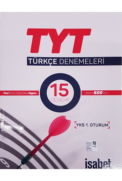 İsabet Yayınevi Yks Tyt 1.oturum Türkçe Denemeleri 15 Deneme Sınavı- Isabet İsabet Yayınevi Yks Tyt 1.oturum Türkçe Denemeleri 15 Deneme Sınavı- Isabet