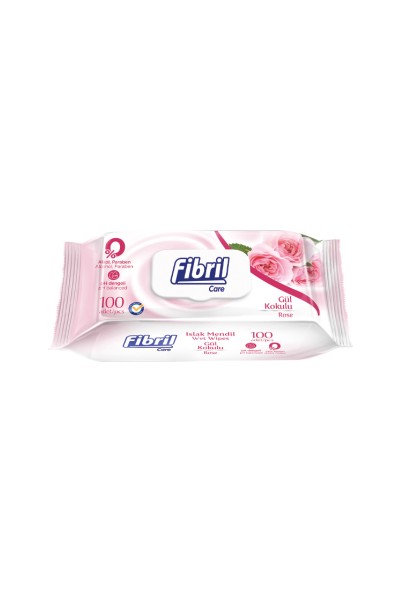 Fibril Gül Kokulu Islak Mendil 12 X100'LÜ 1200 Yaprak Fibril Gül Kokulu Islak Mendil 12 X100'LÜ 1200 Yaprak