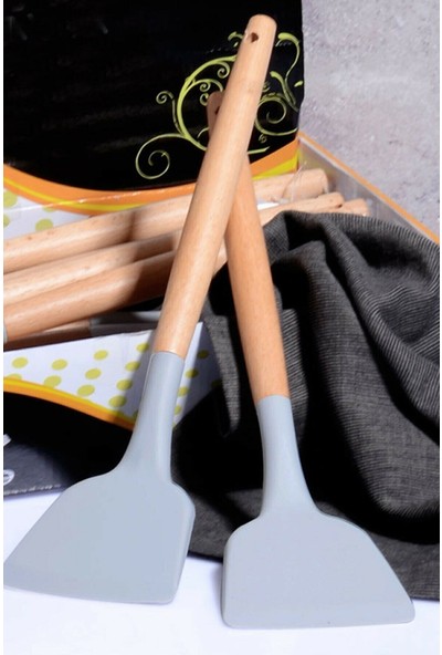 Çavdar Group Bambu Saplı Füme Silikon Spatula