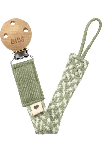 Bıbs Paci Braid Emzik Askısı - Sage / Ivory Bıbs Paci Braid Emzik Askısı - Sage / Ivory