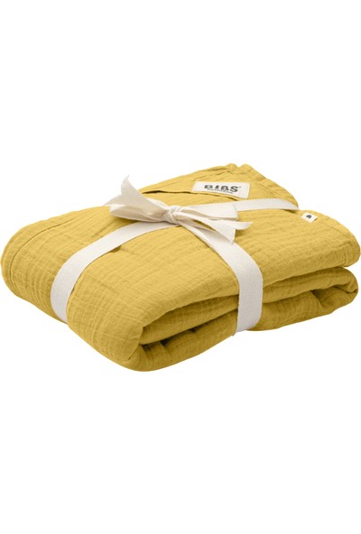 Bıbs Cuddle Swaddle Müslin Örtü - Mustard Bıbs Cuddle Swaddle Müslin Örtü - Mustard
