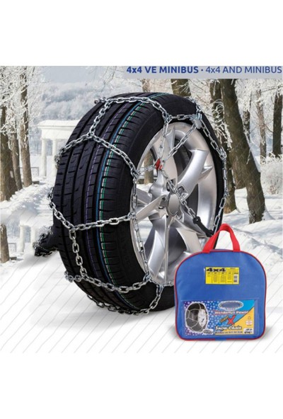 Knk Araç Kar Patinaj Zinciri Mahmuzlu 4x4 215X65XR16