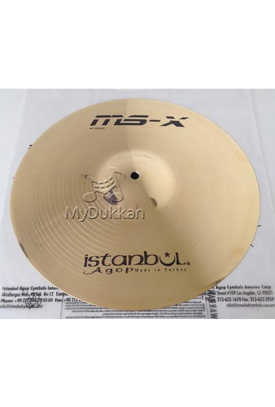 Istanbul Agop Ms-X Crash 16 Inch Crash Istanbul Agop Ms-X Crash 16 Inch Crash