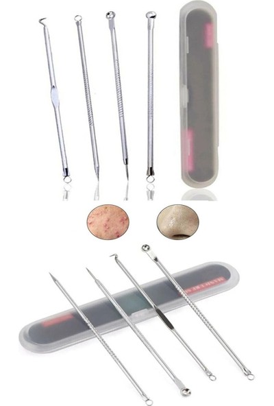 Kitchen Beauty Kutulu Paslanmaz Çelik Sivilce Akne Siyah Nokta Temizleme Komedon Aleti 4 Parça Kitchen Beauty Kutulu Paslanmaz Çelik Sivilce Akne Siyah Nokta Temizleme Komedon Aleti 4 Parça