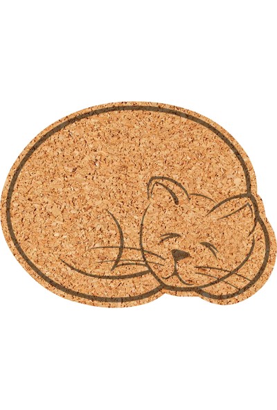 DirektAl Uyuyan Kedi Mantar Duvar Panosu Arkası Yapışkanlı 42 x 56 cm DirektAl Uyuyan Kedi Mantar Duvar Panosu Arkası Yapışkanlı 42 x 56 cm