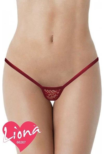 Liona Dantelli Mini Büyük Beden Tanga Liona Dantelli Mini Büyük Beden Tanga