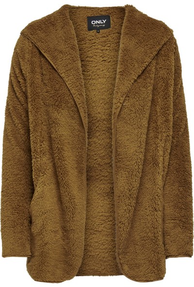 Only Hırka Onlnew Contact Hooded Sherpa Coat 15161142-COC Only Hırka Onlnew Contact Hooded Sherpa Coat 15161142-COC