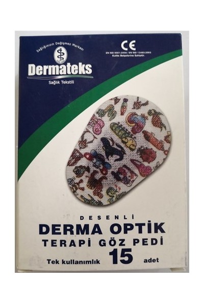 Coverco Şaşlık Dermateks Optik Göz Pedi Desenli 15 Li Coverco Şaşlık Dermateks Optik Göz Pedi Desenli 15 Li