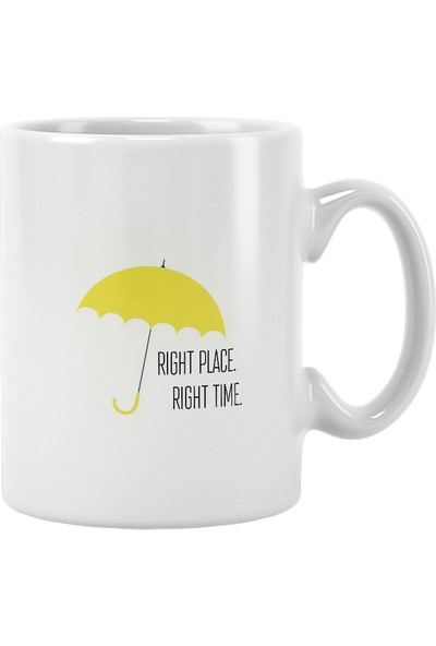 Kumsal Butik How I Met Your Mother Sarı Şemsiye Baskılı Kupa Bardak Kumsal Butik How I Met Your Mother Sarı Şemsiye Baskılı Kupa Bardak