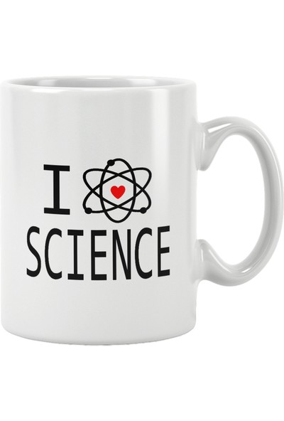 Kumsal Butik I Love Science Baskılı Kupa Bardak