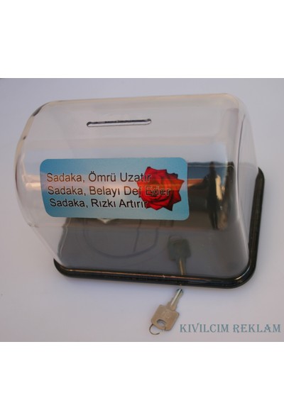 Kıvılcım Plastik ve Reklam Ürünleri Bağış Kutusu Kumbara