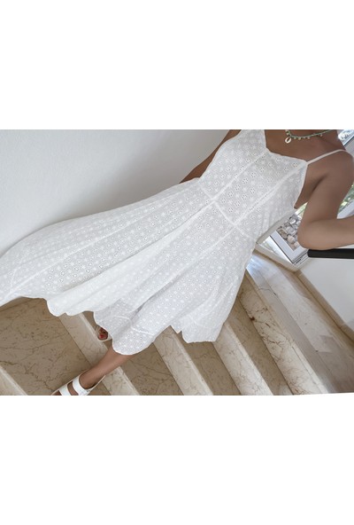 Bebe Plus Fisto Askılı Hamile Elbisesi - Geniş Kesim Bebe Plus Fisto Askılı Hamile Elbisesi - Geniş Kesim