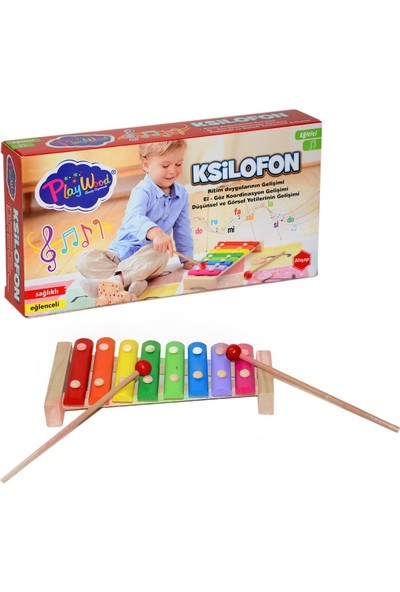 Playwood Kutulu Ahşap Ksilofon Playwood Kutulu Ahşap Ksilofon