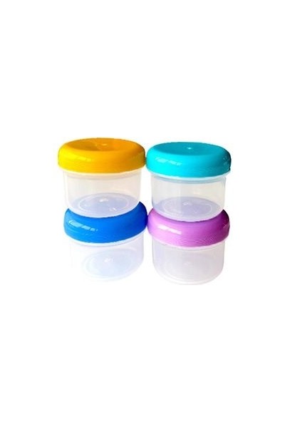 Sas Bebek Süt ve Mama Saklama Kabı Ölçekli Mama Kutusu 50 ml 4'lü Sas Bebek Süt ve Mama Saklama Kabı Ölçekli Mama Kutusu 50 ml 4'lü
