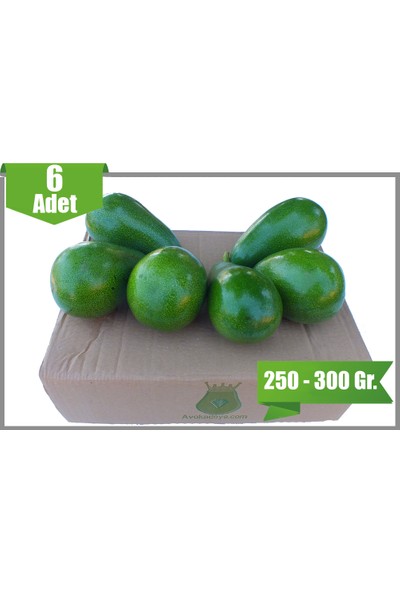 Tevfik Aşlama Çiftliği Avokado - 6'lı - (Adet 250-300 Gr.) - Iyi Tarım Uygulaması