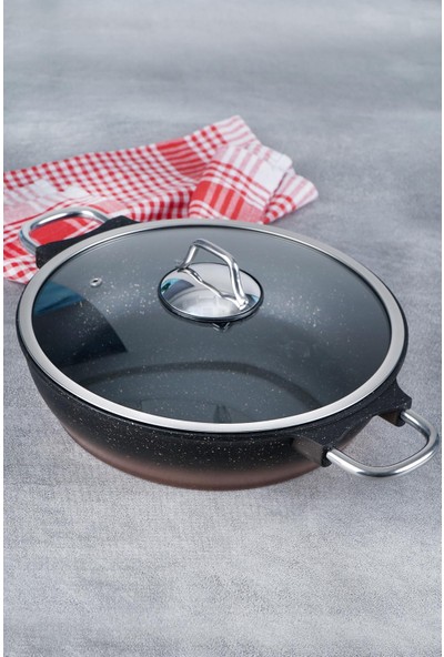 Acar Lina Döküm Geçme Sap Karnıyarık Tencere - 26 cm