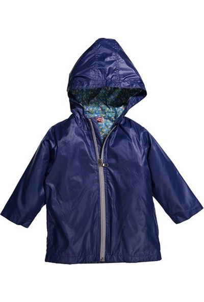 Zeyland Unisex Bebek Kapüşonlu Su Geçirmez Yağmurluk (1-4yaş)
