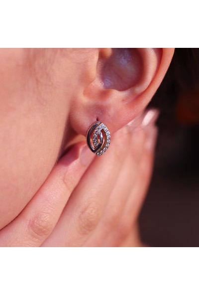 Değerli Kuyumculuk Taşlı Küpe