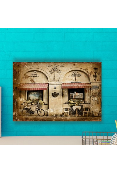 Baskı Kenti Coffee Retro 20X30 Ahşap Mdf Tablo