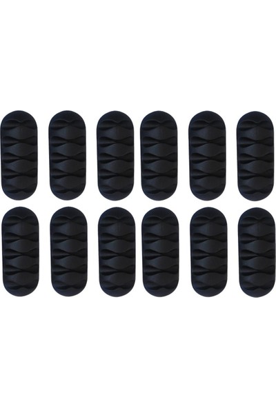 3b Trend 12'li Set 5 Kanallı Kablo Tutucu Düzenleyici Sabitleyici