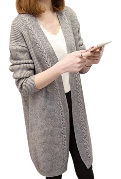 Farfi Kadın Vonluxe Rahat Örme Hırka (Yurt Dışından)