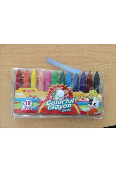 FKM Mingda Mum Boya Seti 12 Renk 12'li Mum Boya
