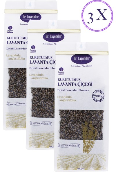 Dr. Lavender 3 Adet Kurutulmuş Lavanta Çiçeği 100 Gr. Bahçemizden Lavandula Angustifolia Dr. Lavender 3 Adet Kurutulmuş Lavanta Çiçeği 100 Gr. Bahçemizden Lavandula Angustifolia