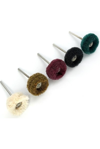 İzeltaş 5165 Pimli Parlatma Cila Polisaj Keçe Seti 5 Parça