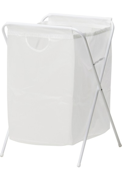 Ikea Jall Çamaşır Sepeti Beyaz, 70 Litre Ikea Jall Çamaşır Sepeti Beyaz, 70 Litre