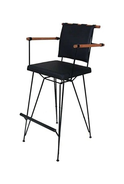 Dikmir Mobilya Siyah Penyez Bar Sandalyesi Dikmir Mobilya Siyah Penyez Bar Sandalyesi