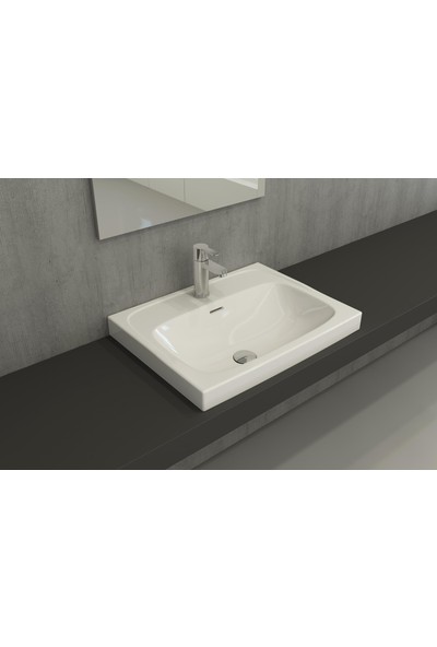 Bocchi 60X45 cm Lavabo 1178-001-0126 Parlak Beyaz Bocchi 60X45 cm Lavabo 1178-001-0126 Parlak Beyaz