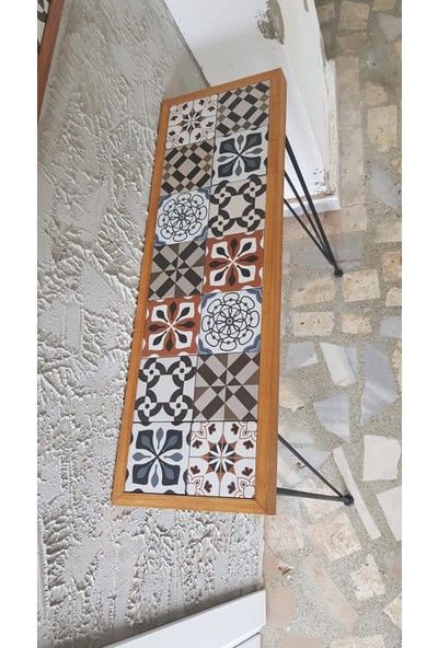 Atölye Yaman Ahşap Çinili Dresuar Atölye Yaman Ahşap Çinili Dresuar