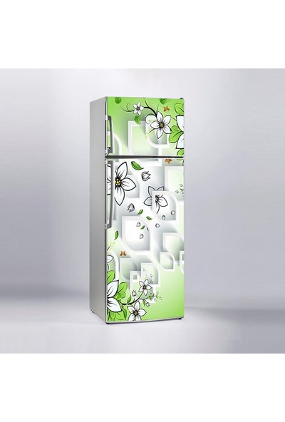 Sticker Art Buzdolabı Sticker Kaplama Dolap Kaplama Etiketi 3D Çiçek Kelebek Arkaplan Sticker Art Buzdolabı Sticker Kaplama Dolap Kaplama Etiketi 3D Çiçek Kelebek Arkaplan