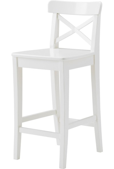Ikea Ingolf Bar Taburesi Beyaz 74 cm Ikea Ingolf Bar Taburesi Beyaz 74 cm