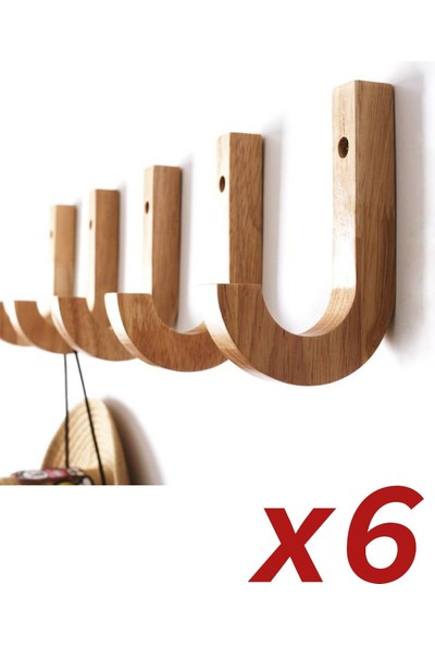 Jose Armando Dekoratif Doğal Ahşap Kanca Askı Duvar Askısı Askılık Askı Ahşap Askı 6 Lı Jose Armando Dekoratif Doğal Ahşap Kanca Askı Duvar Askısı Askılık Askı Ahşap Askı 6 Lı
