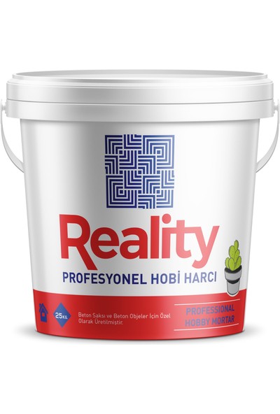 Reality Hızlı Donan Gri Beton Saksı Harcı (25 Kg.) Reality Hızlı Donan Gri Beton Saksı Harcı (25 Kg.)