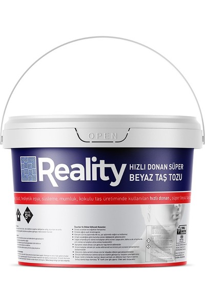 Reality Porland Beyaz Çimento Tozu (5 Kg.) Reality Porland Beyaz Çimento Tozu (5 Kg.)