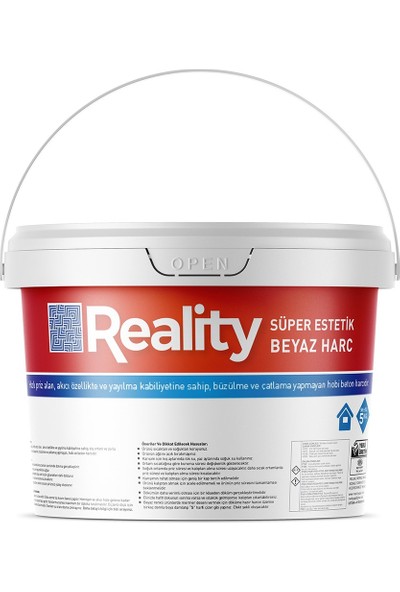 Reality Hızlı Donan Beyaz Beton Saksı Harcı (5 Kg.) Reality Hızlı Donan Beyaz Beton Saksı Harcı (5 Kg.)