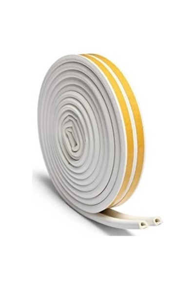 Selman Usta 8 Metre Kauçuk Kapı Pencere Bandı Beyaz. (2x4) 8 Metre Kapı Pencere Isı Yalıtım,izolasyon Bantı Yapışkanlı