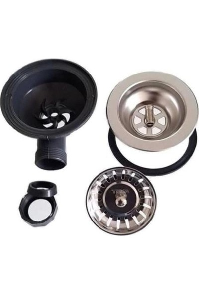 Teka Evye Süzgeçli Taşmalı Sifon Tas Takımı